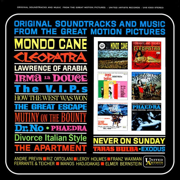Original Soundtracks And Music From The Great Motion Pictures ...