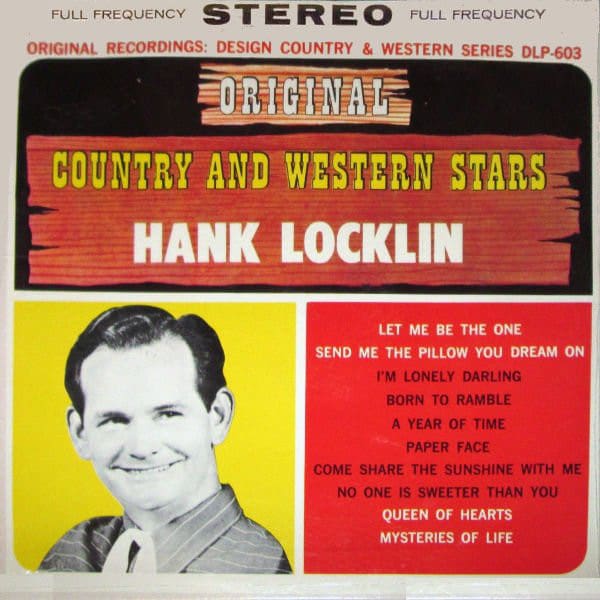 Original Country And Western Stars Hank Locklin – 5DollarRecords.com